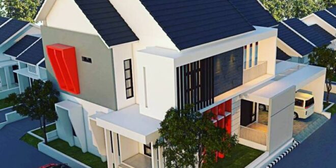 Desain Atap Rumah Minimalis 2 Lantai Type 45 - HOBINGEBLOG.COM